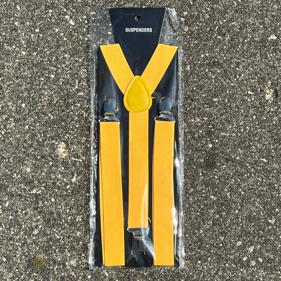 Dolls Kill | Accessories | Dark Mustard Yellow Suspenders | Poshmark